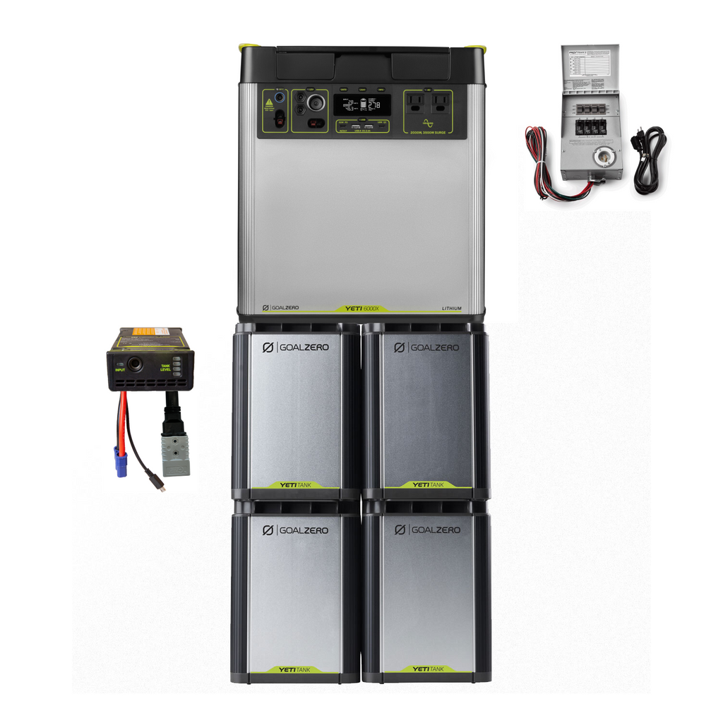 10800Wh Home Backup System: Yeti 6000X Power Station (3.5+ Day Backup ...
